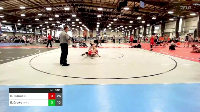 127 lbs Rr Rnd 3 - Daniel Blanke, Illinois Menace Mario vs Elliot Crews ...