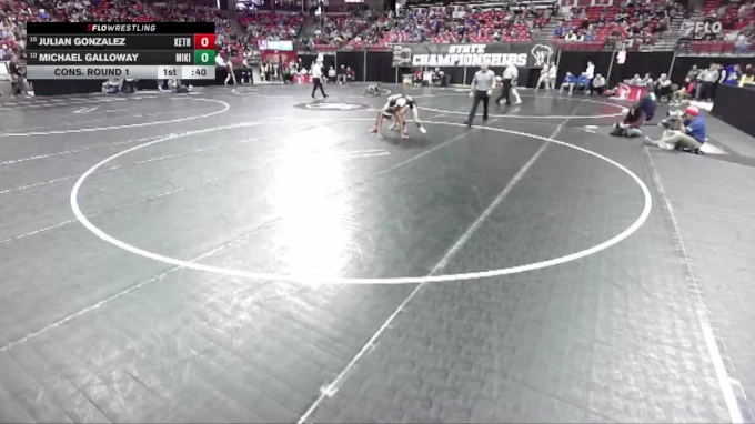 D1-150 lbs Cons. Round 1 - Michael Galloway, Milw. King vs Julian ...