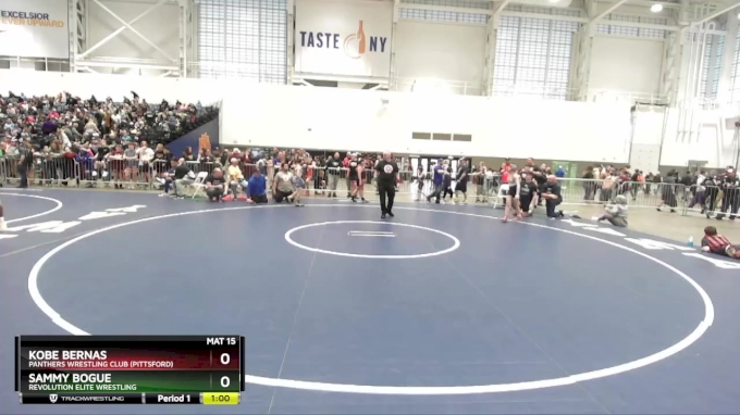 102 lbs Cons. Semi - Sammy Bogue, Revolution Elite Wrestling vs Kobe ...