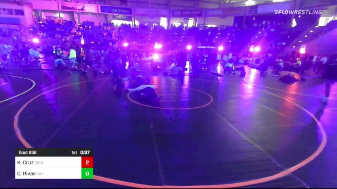 123 lbs 2nd Place - Kaleb Cruz, Grindhouse WC vs Caleb Rivas, Cali ...