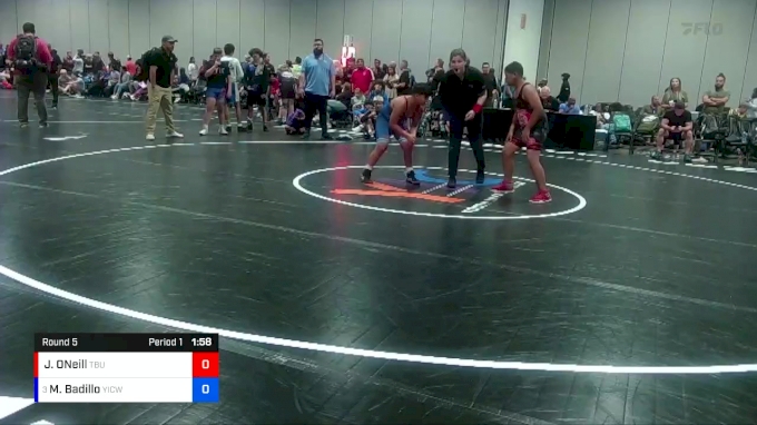 135 lbs Round 5 - Makoa Badillo, Youth Impact Center Wrestling Club vs ...