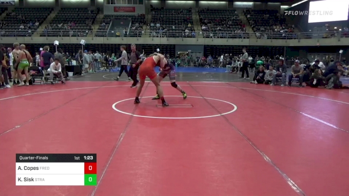 190 lbs Quarterfinal - Averi Copes, Frederica vs Kyle Sisk, Strasburg