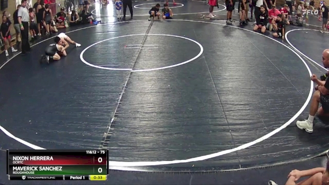 75 lbs Semifinal - Nixon Herrera, OCRTC vs Maverick Sanchez, Roughhouse
