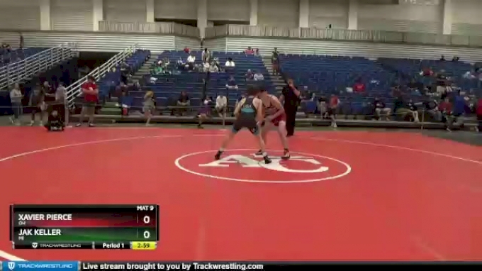 132 lbs Champ. Round 1 - Xavier Pierce, OH vs Jak Keller, MI