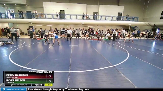 113 lbs Champ. Round 1 - Derek Harrison, Sons Of Atlas vs Ryker Nelson ...