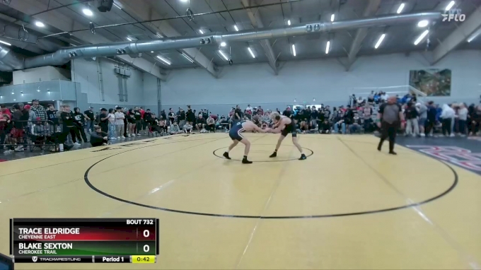 120 lbs Cons. Round 2 - Blake Sexton, Cherokee Trail vs Trace Eldridge ...