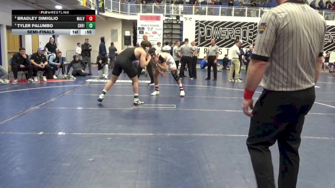 215 lbs Semifinal - Bradley Dimiglio, Malvern Prep vs Tyler Palumbo ...