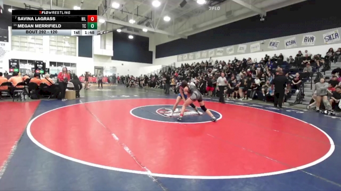 120 lbs Semifinal - Megan Merrifield, Temescal Canyon vs Savina LaGrass ...
