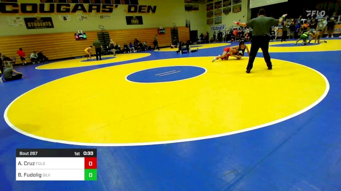 123 lbs Consi Of 32 #2 - Anthony Cruz, Folsom vs Brayden Fudolig ...
