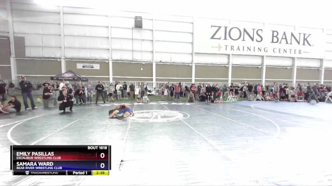 130 lbs Cons. Semi - Emily Pasillas, Excalibur Wrestling Club vs Samara ...