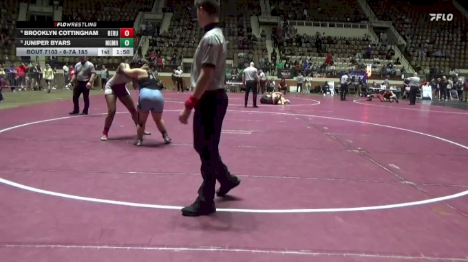 6-7A 185 Quarterfinal - Juniper Byars, Mary G Montgomery vs Brooklyn ...