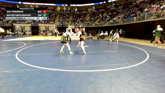 100 lbs Consy 3 - Ava Turgeman, Meyersdale vs Baylee Bartlebaugh ...