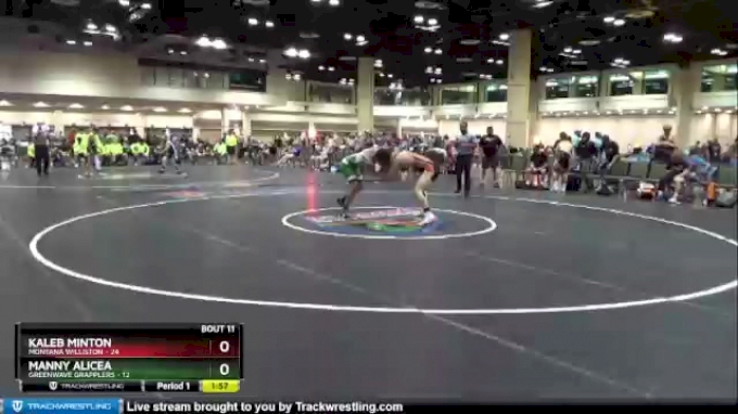 145 lbs Round 3 (8 Team) - Kaleb Minton, Montana Williston vs Manny ...