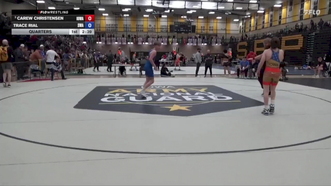 113 lbs Quarters - Carew Christensen, Iowa vs Trace Rial, Sebolt ...