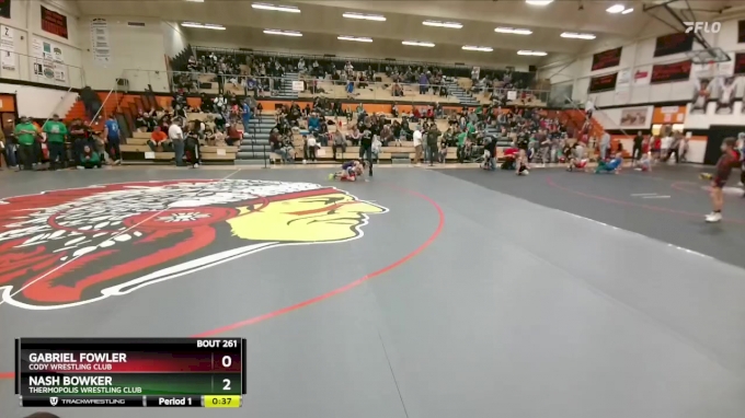53 lbs 1st Place Match - Nash Bowker, Thermopolis Wrestling Club vs ...