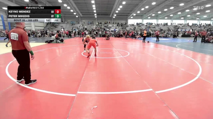 160 lbs Consi Of 8 #2 - Keyno Mendez, OH vs Peter Mikedis, NY