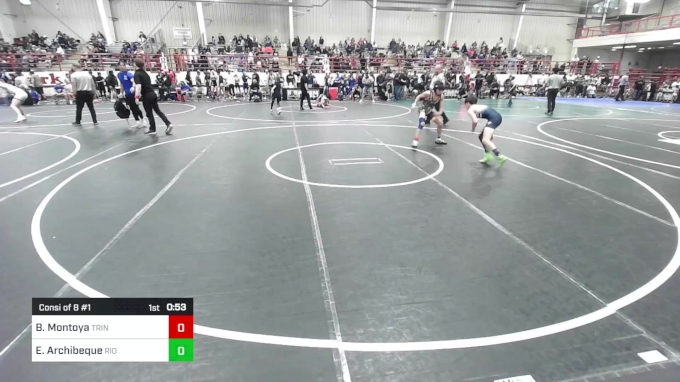 102 lbs Consi Of 8 #1 - Brendan Montoya, Trinidad WC vs Eli Archibeque ...