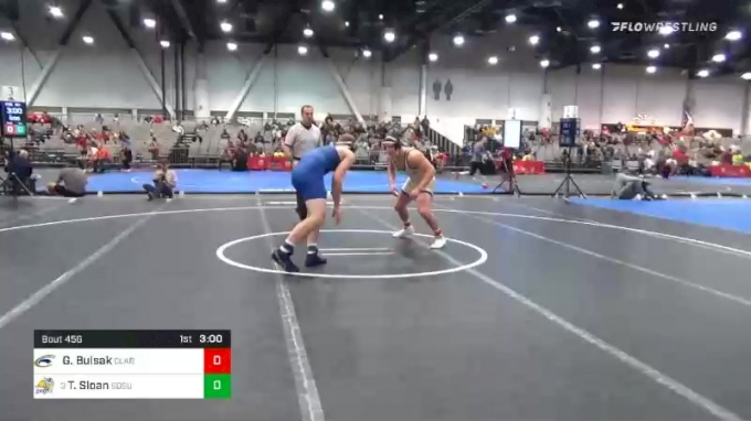 197 lbs Consolation - Greg Bulsak, Clarion vs Tanner Sloan, South ...