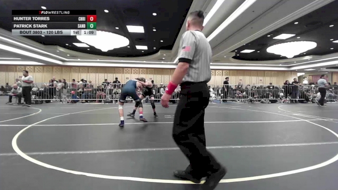 120 lbs Round Of 64 - Hunter Torres, Christopher Columbus HS vs Patrick ...