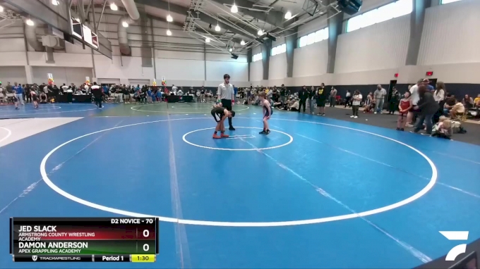 70 lbs Champ. Round 2 - Jed Slack, Armstrong County Wrestling Academy ...