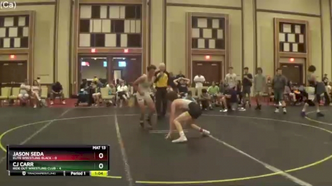 125 lbs Round 5 (6 Team) - Jason Seda, Elite Wrestling Black vs CJ Carr ...