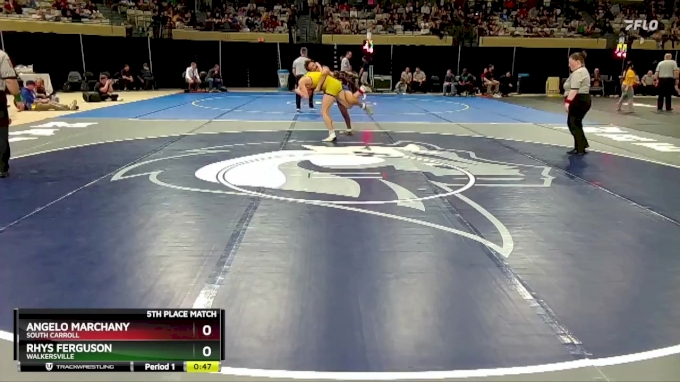 144-2A/1A 5th Place Match - Rhys Ferguson, Walkersville vs Angelo ...