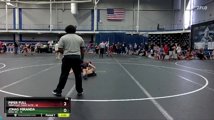 72 lbs Round 3 (8 Team) - Jonas Miranda, NOVA WC vs Piper Full, Terps ...