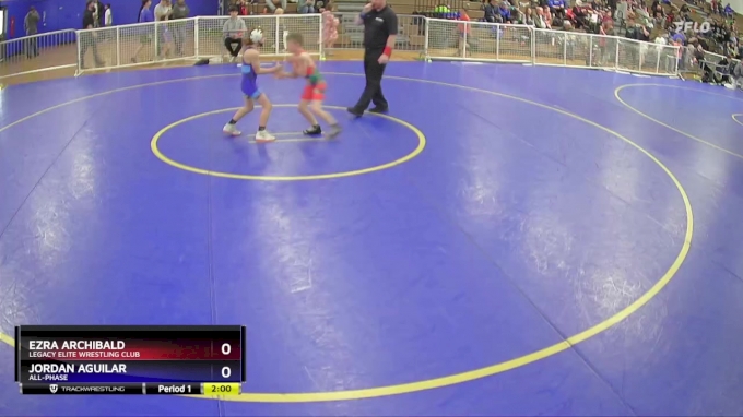 67 lbs Round 3 - Ezra Archibald, Legacy Elite Wrestling Club vs Jordan ...