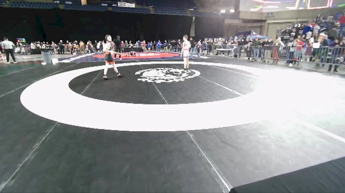 87 lbs Cons. Round 2 - Ezra Hutt, Cruiser Wrestling Club vs Dillon ...