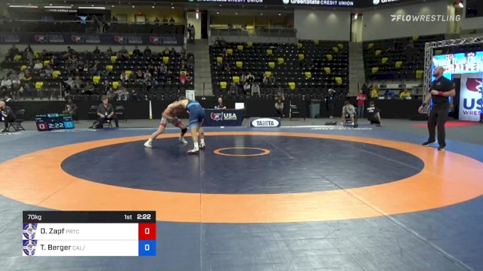 70 kg Consi Of 4 - Doug Zapf, PRTC/TMWC vs Tyler Berger, CAL/TMWC