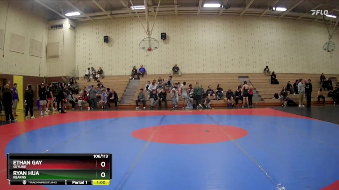 106/113 3rd Place Match - Ryan Hua, Kearns vs Ethan Gay, Skyline