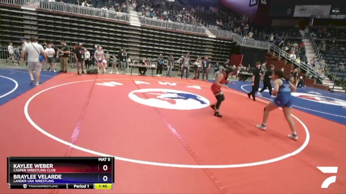 140 lbs 1st Place Match - Kaylee Weber, Casper Wrestling Club vs ...