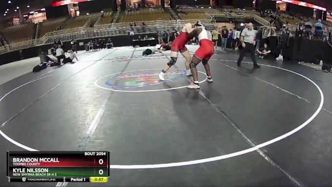 215 lbs Cons. Round 5 - Brandon McCall, Toombs County vs Kyle Nilsson ...