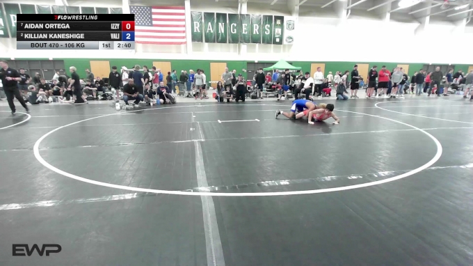 106 kg Rr Rnd 2 - Aidan Ortega, Izzy Style Wrestling vs Killian ...