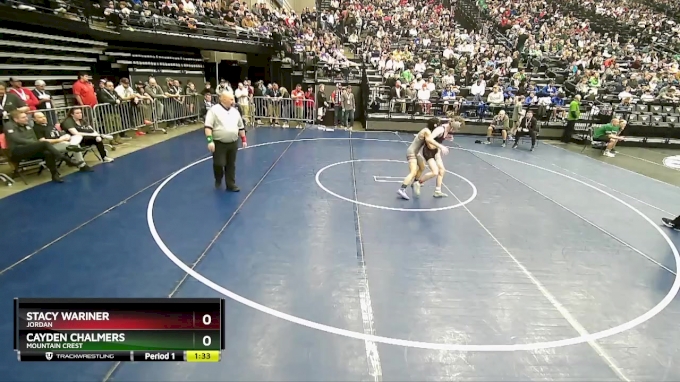 113 lbs Champ. Round 1 - Cayden Chalmers, Mountain Crest vs Stacy ...