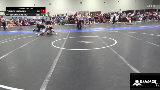 115 lbs Quarterfinal - Yessenia Castro, Dodge City Wrestling Academy vs ...