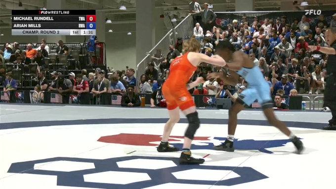 48 (2 of 3) Champ. Round 2 - Michael Rundell, The Wrestling Academy vs ...