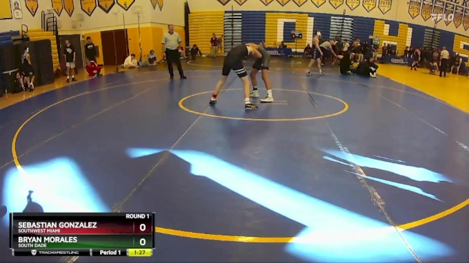 113 Gold Round 1 - Bryan Morales, South Dade vs Sebastian Gonzalez ...