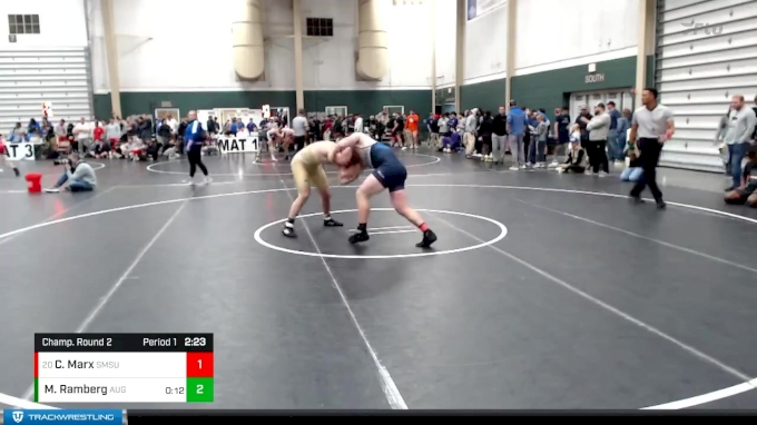 197 lbs Champ. Round 2 - Carter Marx, Southwest Minnesota State vs Max ...