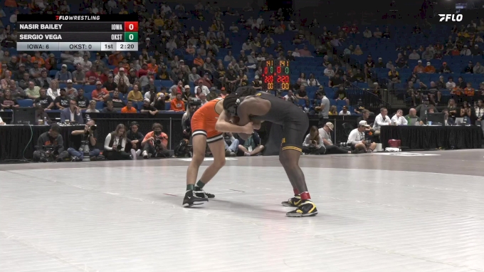 141 lbs Semis & 3rd Wb (16 Team) - Nasir Bailey, Iowa vs Sergio Vega ...
