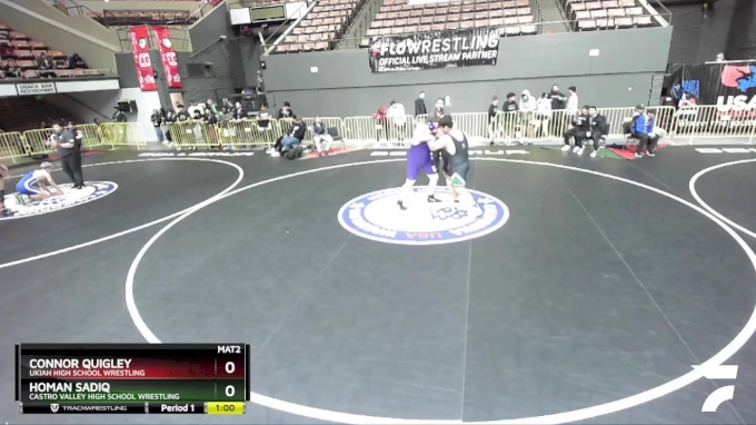 285 lbs Cons. Semi - Homan Sadiq, Castro Valley High School Wrestling ...
