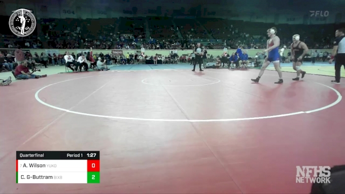 6A-175 lbs Quarterfinal - Alex Wilson, YUKON vs Clay Giddens-Buttram, BIXBY