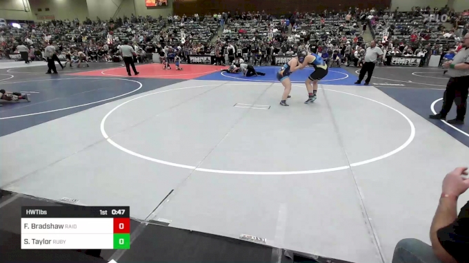 Rr Rnd 1 - Faith Bradshaw, Raider WC vs Sophia Taylor, Ruby Mountain WC