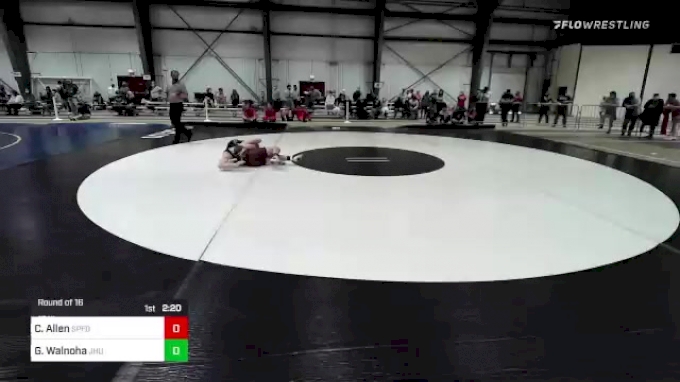 174 lbs Round Of 16 - Casey Allen, Springfield vs Grant Walnoha, Johns ...