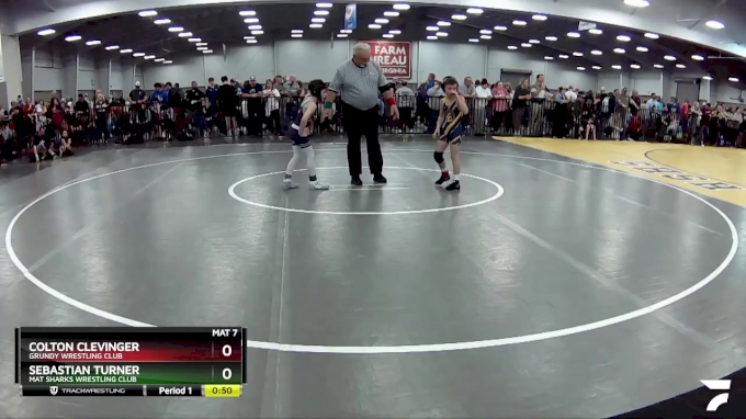 59 lbs Cons. Round 4 - Sebastian Turner, Mat Sharks Wrestling Club vs ...