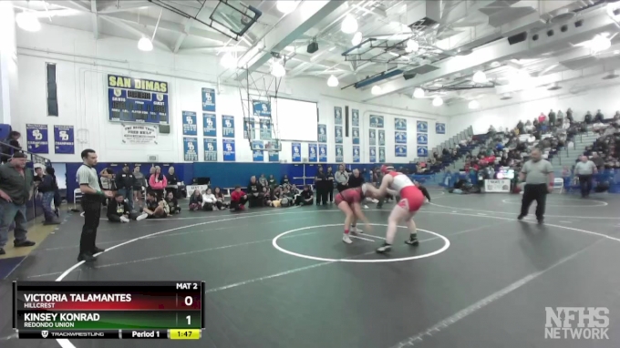 170 lbs 1st Place Match - Kinsey Konrad, Redondo Union vs Victoria ...