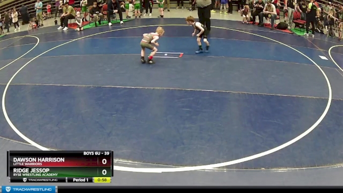 39 lbs Cons. Round 4 - Dawson Harrison, Little Warriors vs Ridge Jessop ...