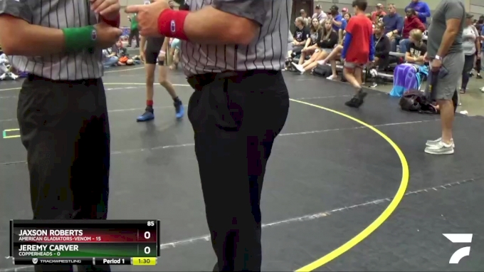 85 lbs Finals (8 Team) - Jaxson Roberts, American Gladiators-Venom vs ...