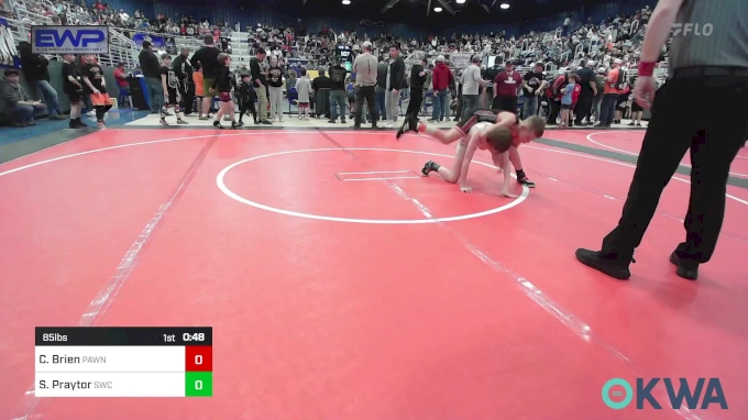 85 lbs Consi Of 4 - Cooper Brien, Pawnee Black Bear Wrestling vs ...