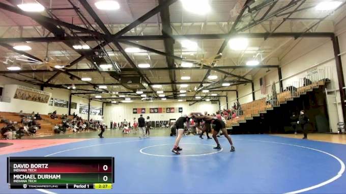 184 lbs 5th Place Match - Michael Durham, Indiana Tech vs David Bortz ...